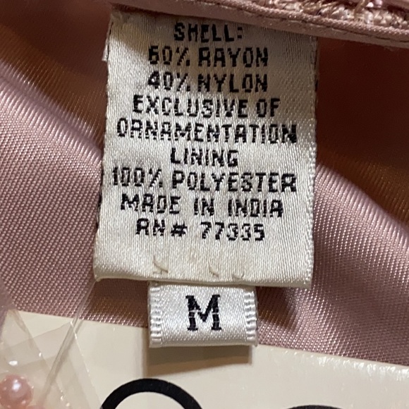 Scala | Jackets & Coats | Scala Beaded Blush Pink Cocktail Party Blazer ...